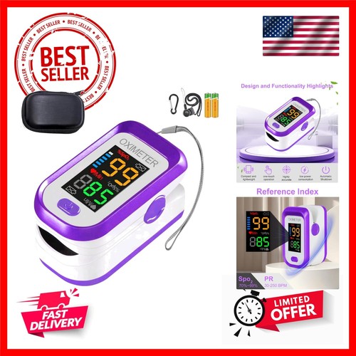 Pulse Oximeter Fingertip, Pulse OX with Large LED Display, Oximeter ...