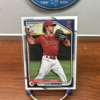 John Wimmer 2024 1st Bowman Prospects Base #BP-78 Los Angeles Angels | eBay