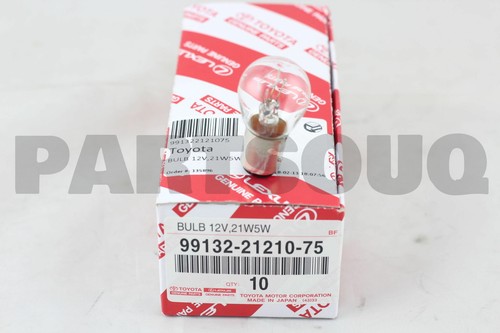 991322121075 Genuine Toyota BULB 12V,21W5W 99132-21210-75 | eBay