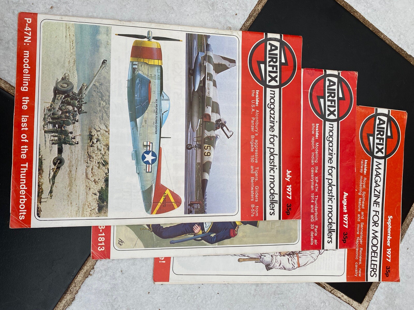 ORIGINAL VINTAGE AIRFIX MAGAZINES FOR MODEL PLASTIC KIT MODELLERS 1977 ...