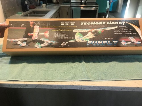 Techone Hobby Funfly RC Airplane ARF Kit Blue. | eBay Australia