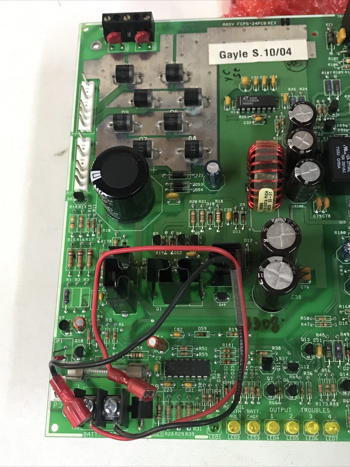 Notifier FCPS-24PCB Fire Alarm Power Supply (BOARD ONLY) for sale ...