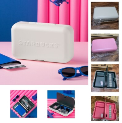 Starbucks Korea 2022 Summer TRAVEL CABIN POUCH Hard Case Organizing ...