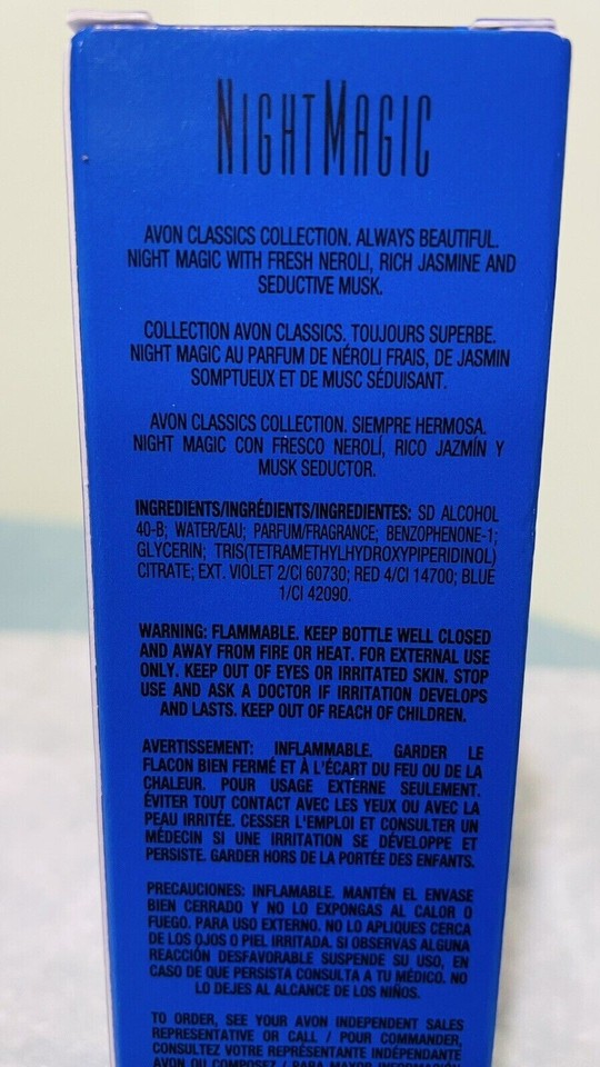 Avon Classic Collection Night Magic Evening Musk Cologne Spray Perfume ...
