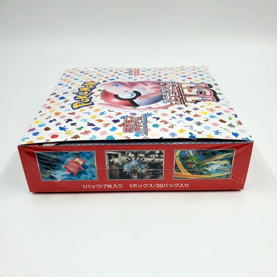 Pokemon Cards Scarlet & Violet Pokemon Card 151 Booster Box sv2a Sealed ...