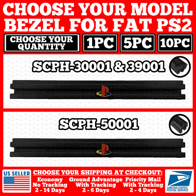 Front Disc Tray Bezel For PlayStation 2 PS2 Fat 30001 39001 50001 Non ...