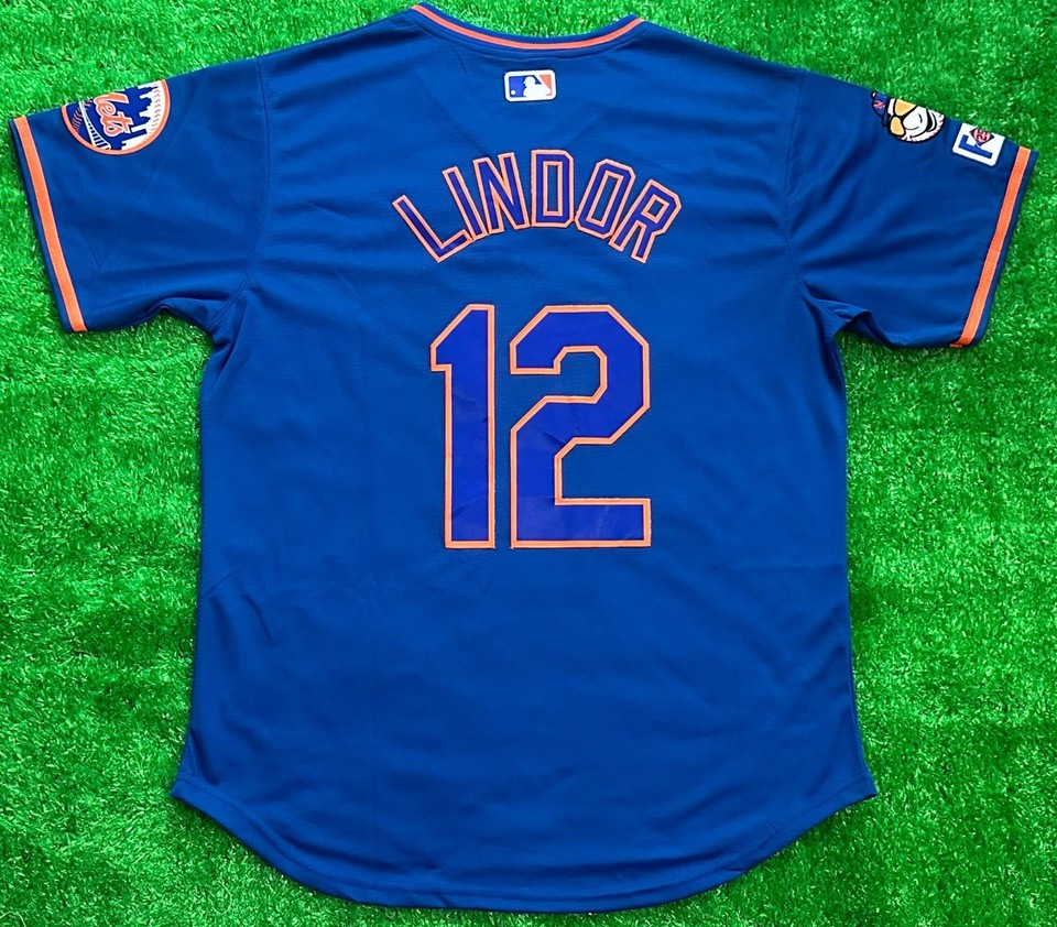 Francisco Lindor New York Mets Blue - Men Size | eBay