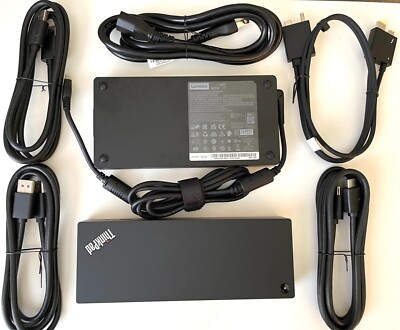 Lenovo ThinkPad Thunderbolt 4 Workstation Docking Station 300W ...