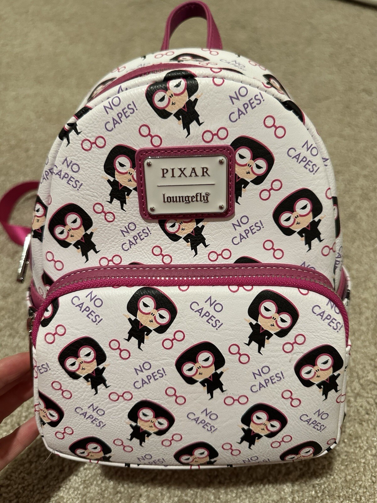 NWT Pixar Loungefly The Incredibles Edna Mode “No Cap… - Gem