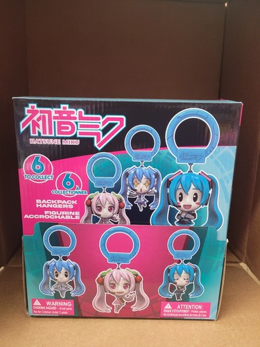 PACK OF 4 PIECES HATSUNE MIKU BACKPACK HANGERS KEYCHAIN FIGURES BLIND ...