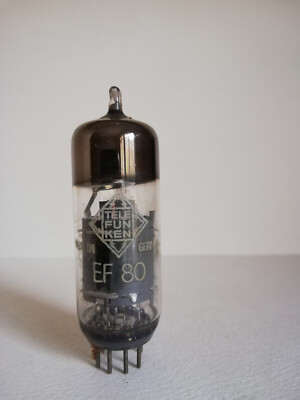 1x 6BX6/EF80 TELEFUNKEN Label valve tube | eBay