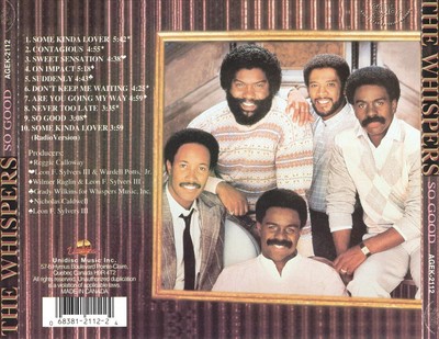 THE WHISPERS SO GOOD NEW CD 68381211224| eBay