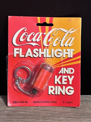 NIP New COCA COLA FLASHLIGHT and KEYCHAIN Key ring ADVERTISING COKE | eBay