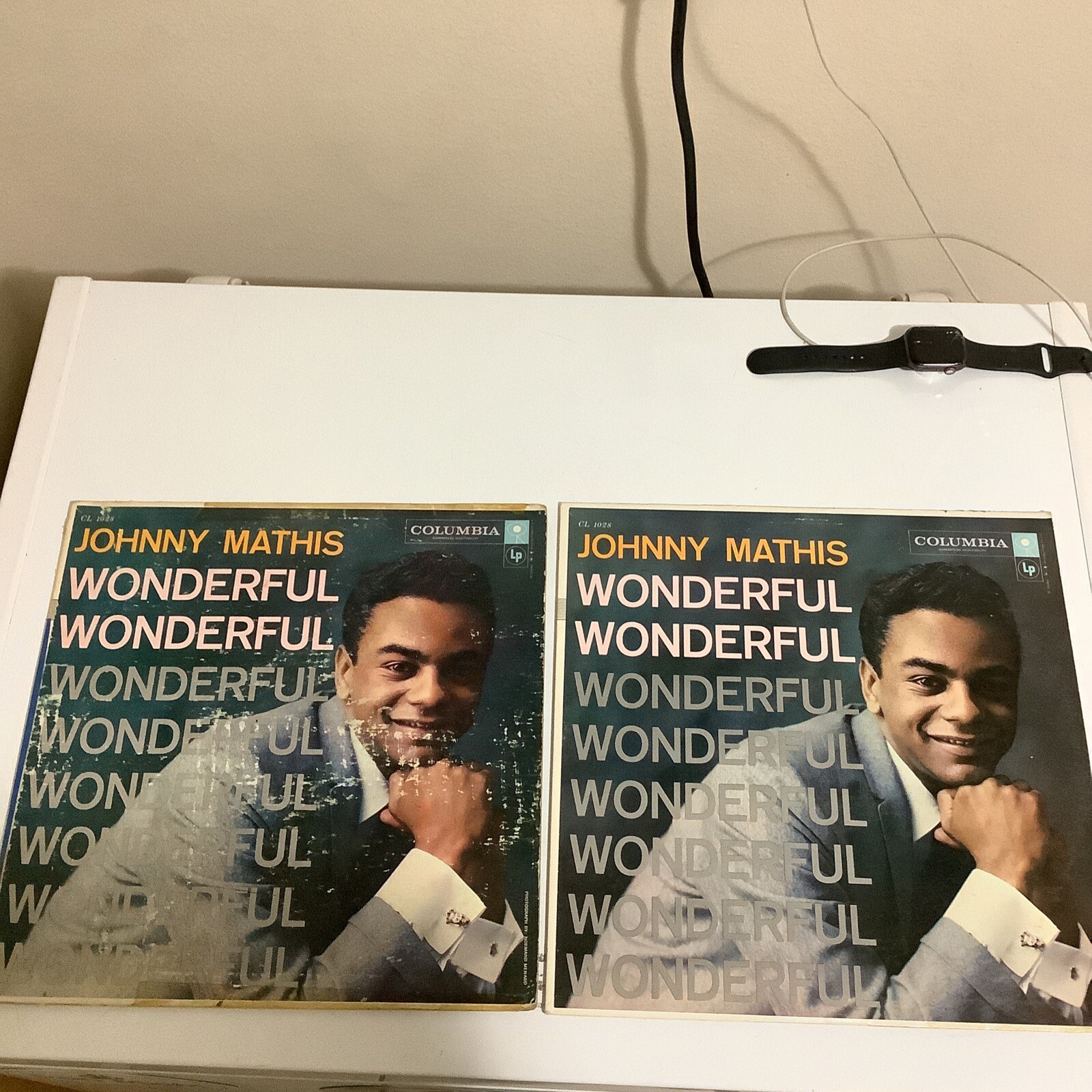 JOHNNY MATHIS Wonderful! Wonderful! 1957 Vinyl LP Columbia CL 1028 - VG ...