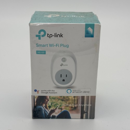 TP-Link Smart Wifi Plug Remote Access White Remote Device HS100 Sealed ...