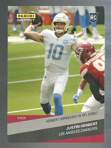 2020 Panini Instant NFL - #36 Justin Herbert (RC) | eBay