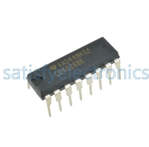5PCS CD4026 CD4026BE 4026 IC DIP-16 CMOS Counters Decade/Divider IC | eBay