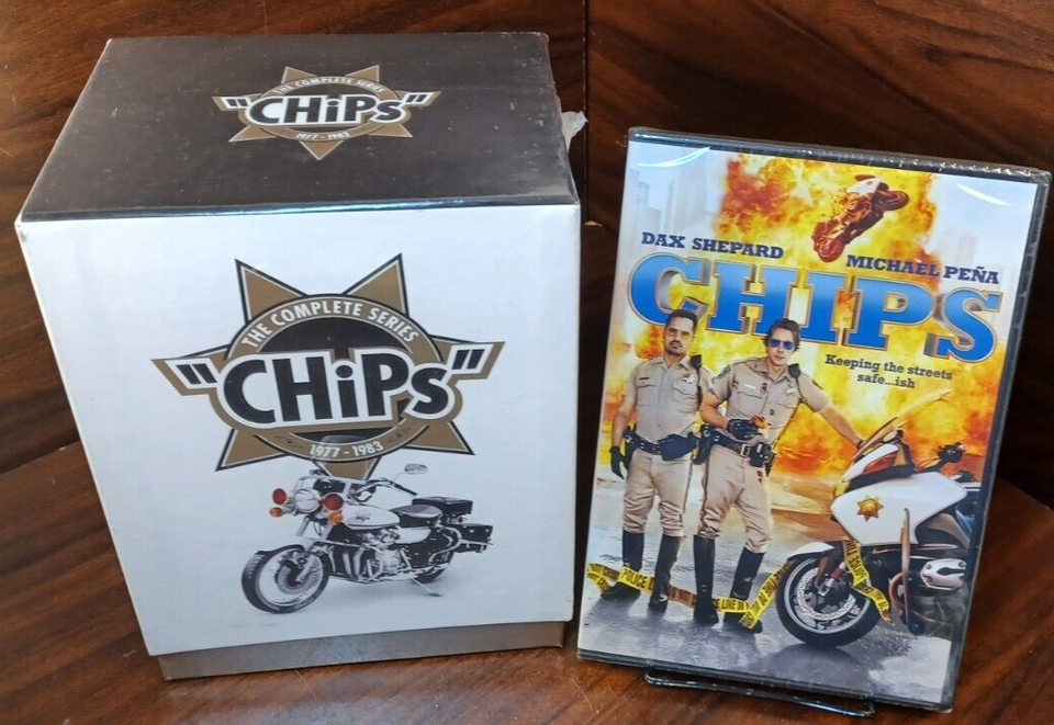CHiPs (1977-83) TV Series + Chips Movie 2017 (DVD)-NEW (Sealed) Free ...