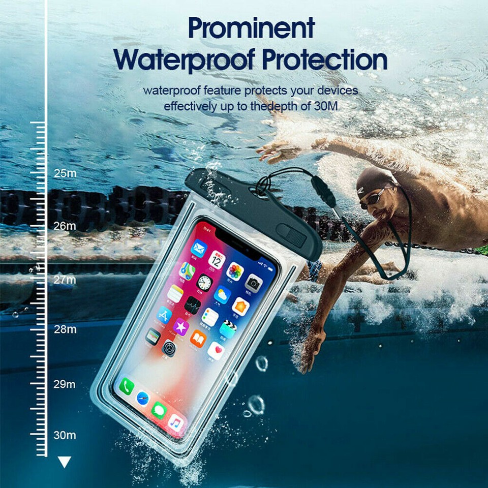 Waterproof Floating Pouch Dry Bag Cover Case For iPhone Cell Phone ...