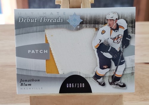 2011-12 Ultimate Collection Debut Threads Rustines # Dtjb Jonathon Blum ...