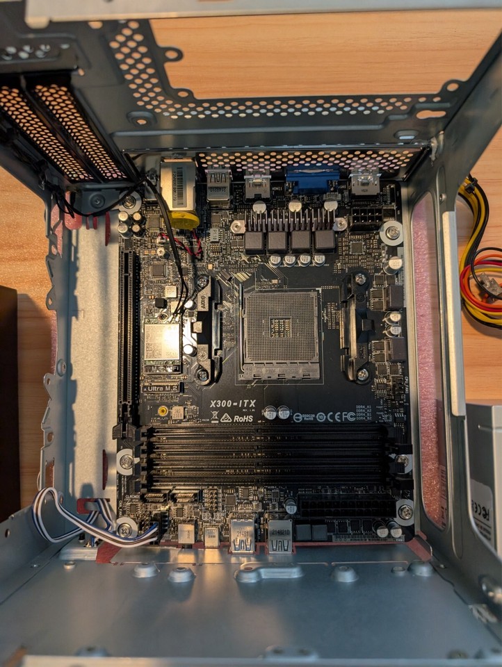 ASRock DESKMEET X300 Mini PC Barebone System AM4 - NO CPU, HD, RAM | eBay