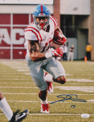 Evan Engram Signed Ole Miss Rebels 11x14 Photo JSA | eBay