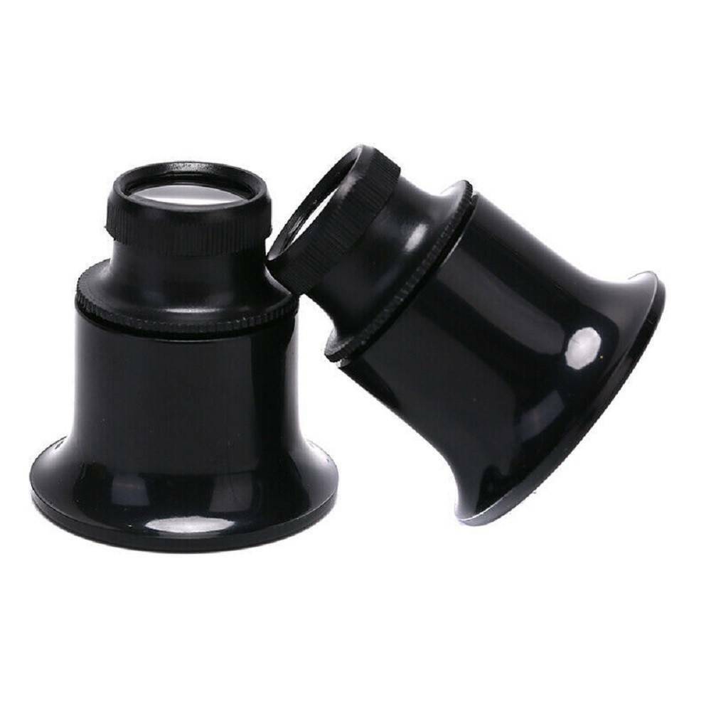 20X Magnifying Eye Glass Jewellers Monocle Loupes Loop Watch Jewelry ...