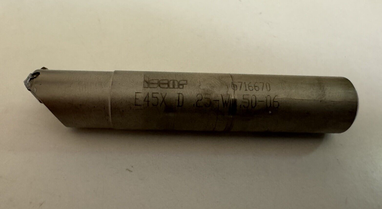 ISCAR 3100503 E45x D .25-w .50-06 Indexable Chamfer & Angle End Mill ...