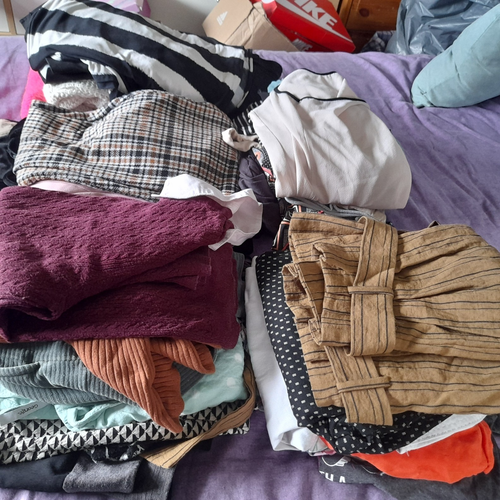 10 KG Ladies Job Lot Wholesale Mixed Vintage/Used Clothing Bundle Grade ...