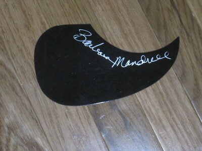 Singer BARBARA MANDRELL Signed Acoustic Guitar Pickguard COUNTRY MUSIC ...