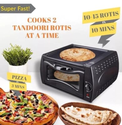 2100W Mini Tandoor Oven Chapati Roti Lahmacun Manakish Pizza Naan Bread ...