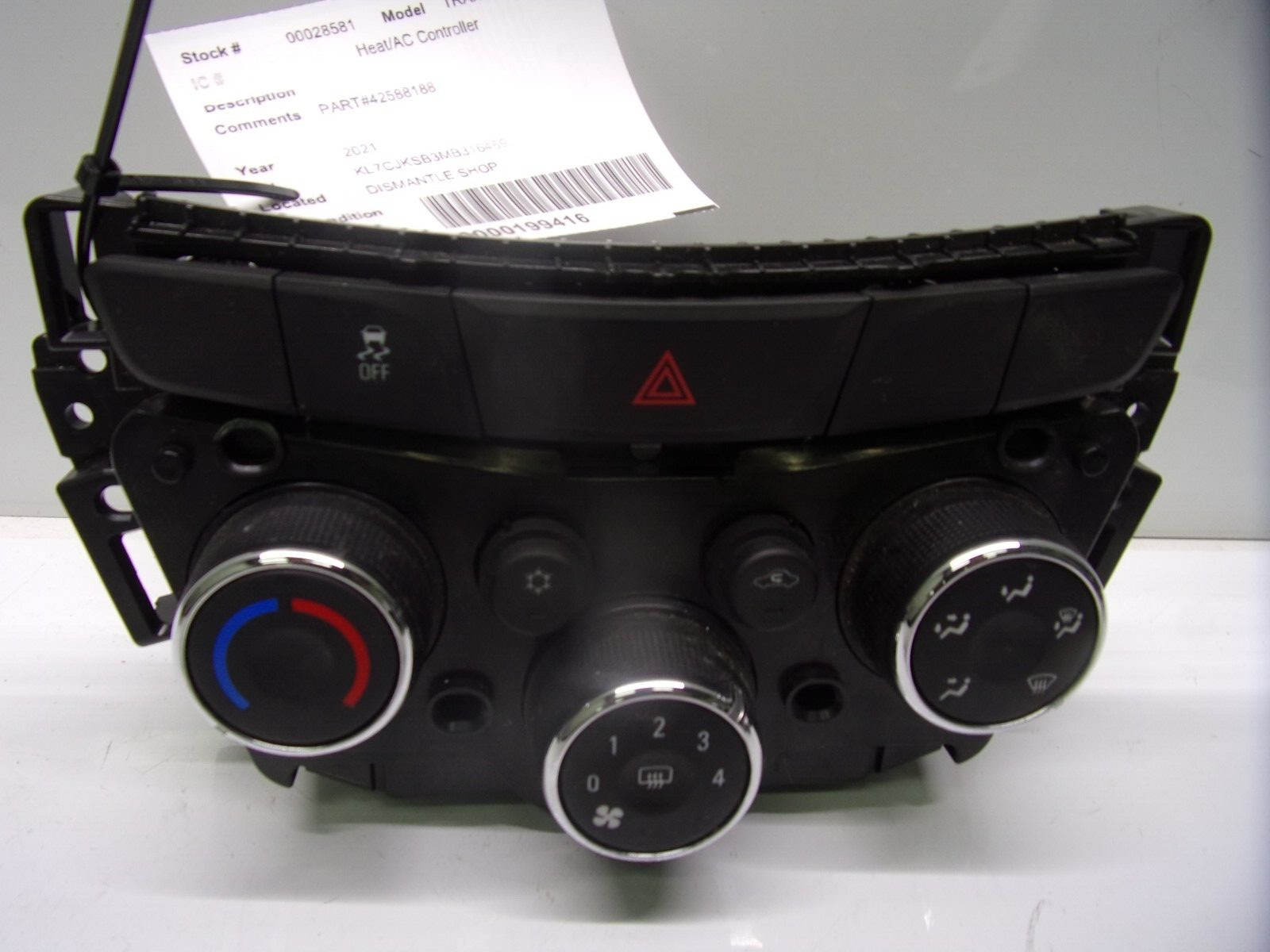 CHEVROLET TRAX Heat/AC Controller 2021 | eBay