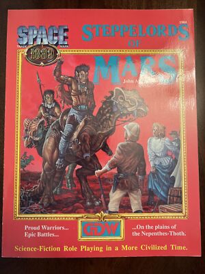 SPACE: 1889, STEPPELORDS OF MARS by JOHN A. THEISEN, GDW GAMES #1904 ...