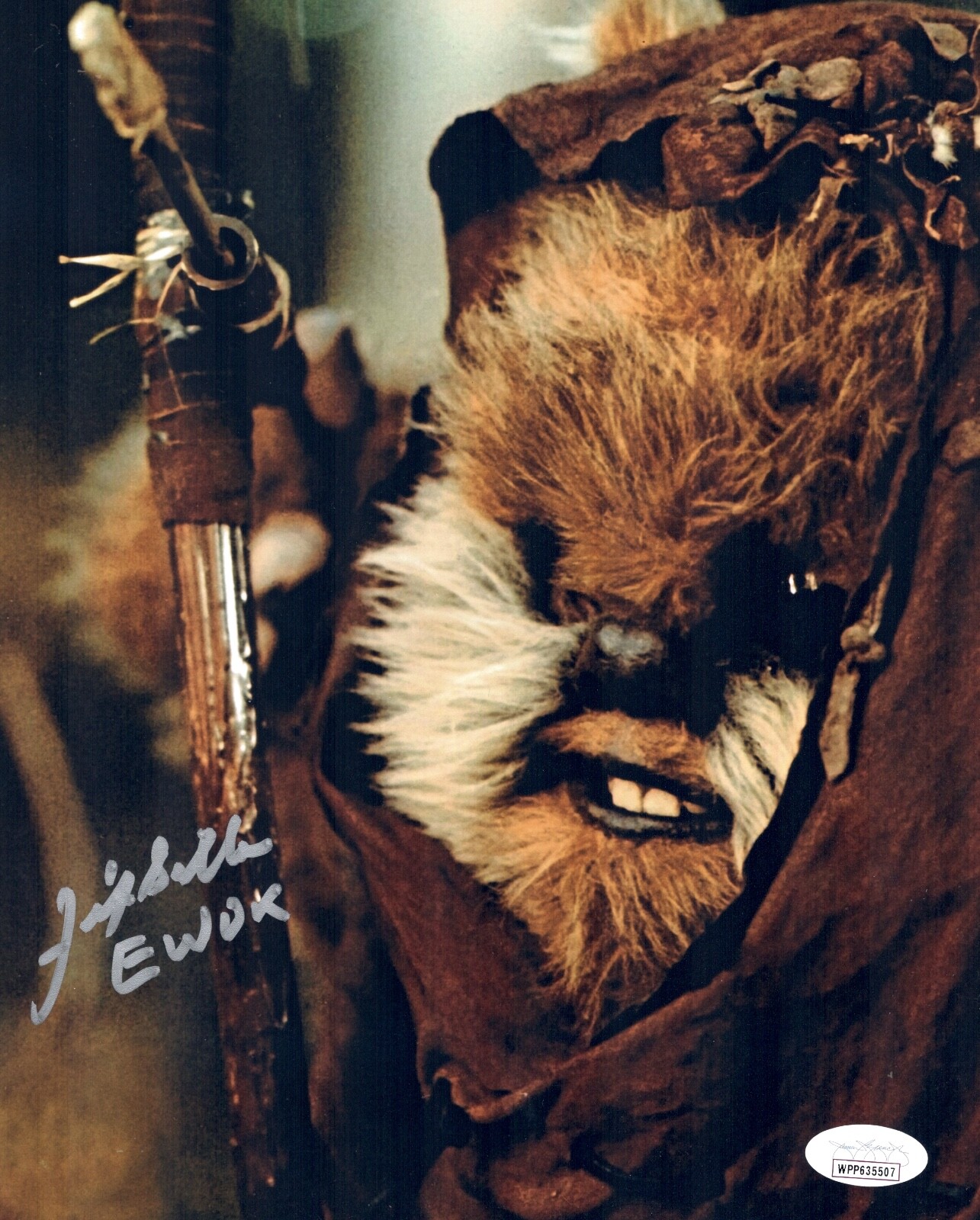 FELIX SILLA Signed 8x10 STAR WARS EWOK Photo IN PERSON Autograph JSA ...