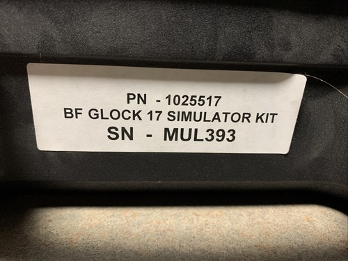 Meggitt FATS Decommissioned Firearm Training Simulator Laser Glock 17 ...