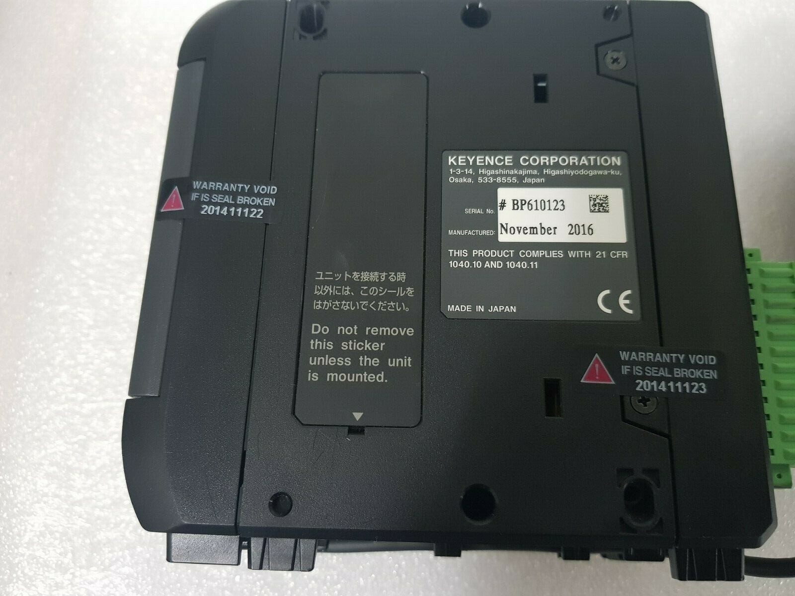 KEYENCE LASER SENSOR CONTROLLER LK-G5001,LK-HA100 [7EA],LK-HD500 FREE ...