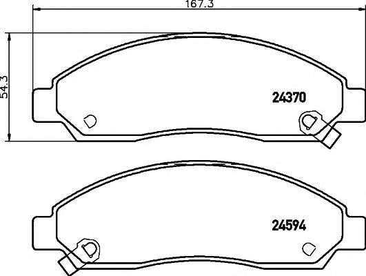 MINTEX Front Axle BRAKE PADS SET for ISUZU ELF Platform/Chassis 3.0 Di ...