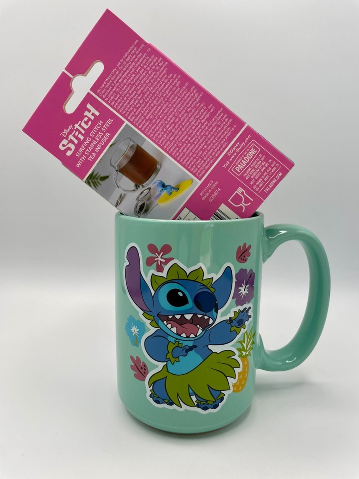 DISNEY Lilo & STITCH Mug “Weird But Cute" by Zak & Tea Infuser Coffee ...