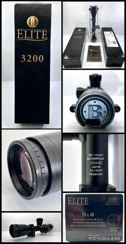 Bushnell Elite 3200 Fixed 10x40 Scope 1” Tube Mil Dot Reticle ...