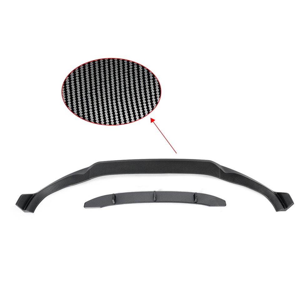 Carbon Fiber Look Front Bumper Splitter Lip For BMW G07 X7 LCI M Sport ...