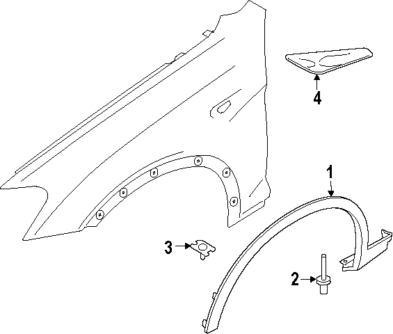 BMW 51777210081 Genuine OEM Factory Original Wheel Flare for sale ...