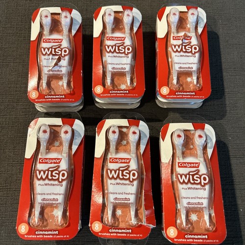 Colgate WISP Whitening mini brush Cinnamon brushes NEW Deadstock HTF ...