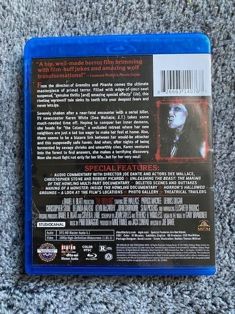 The Howling Collector's Edition Blu-ray 1981 Scream Factory PLAYED ONCE ...