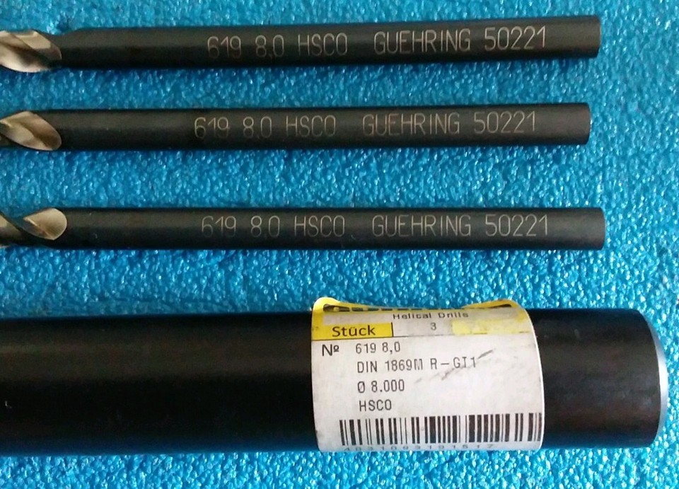 GUHRING 619 8,0 DIN 1869M R-GT1 8.000 HSCO | eBay