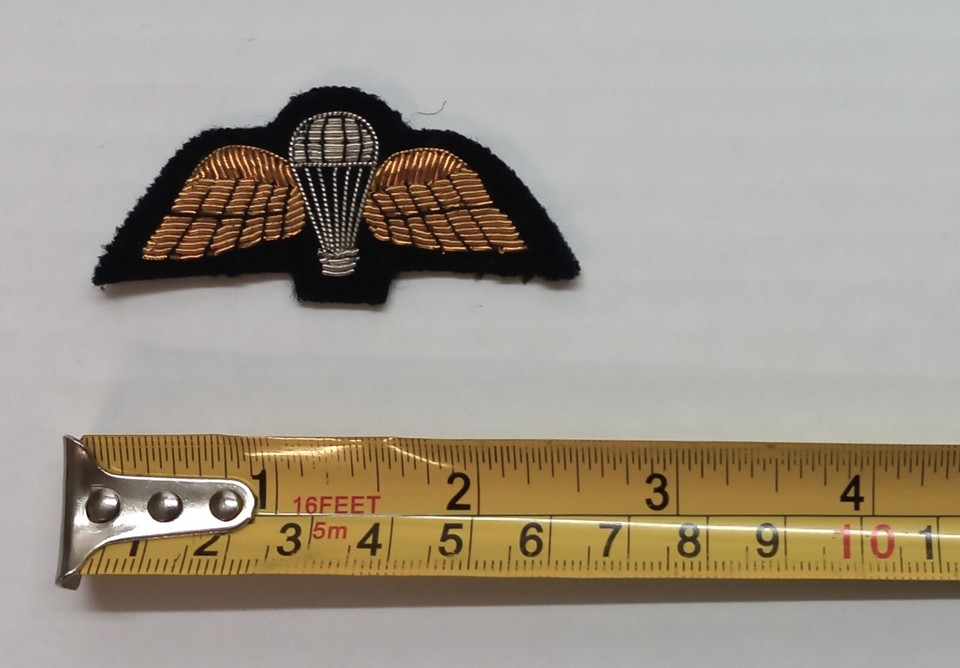 Mess Kit Badge Parachute British Hand Embroidered Arm Patch No1 Jacket ...