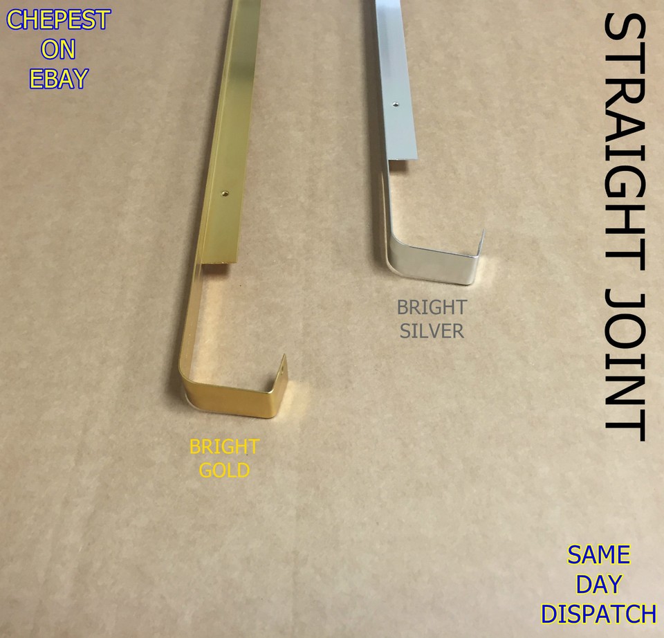 Kitchen Worktop Edging Strips Trims BRIGHT GOLD & BRIGHT SILVER *BRAND ...