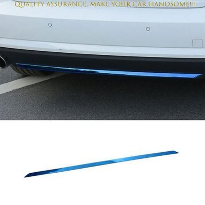 For Audi A4 S4 2017-2019 Blue Titanium Rear Bumper Lower Protector ...