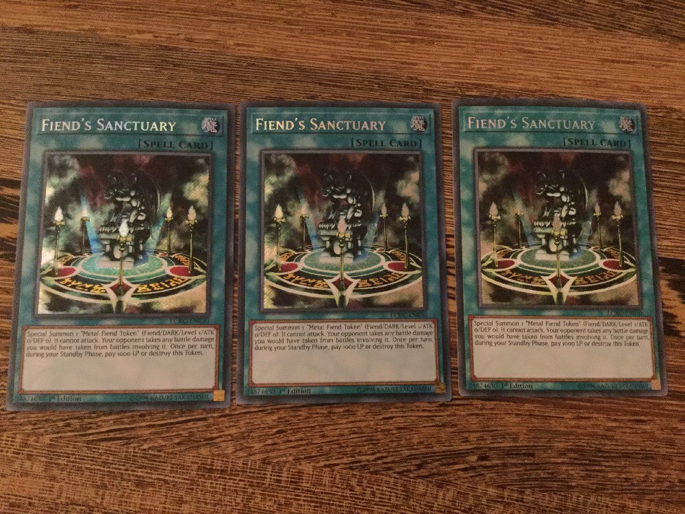 LCKC-EN030 YUGIOH 3 X FIEND`S SANCTUARY - SECRET LEGENDARY COLLECTION ...