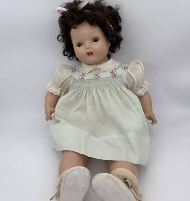 Vintage Composition And Cloth Doll 24” Large Mama Doll | eBay