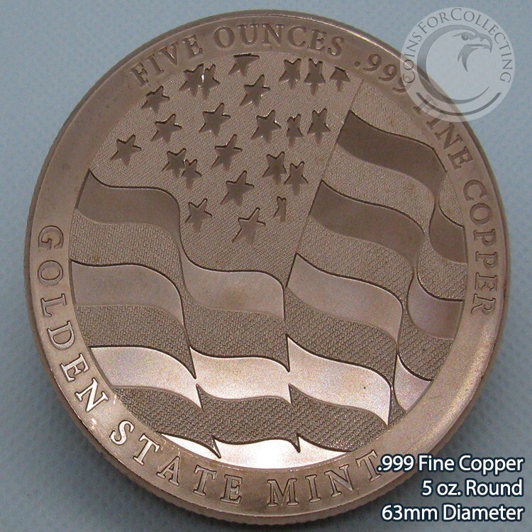 "Eagles" 5 oz .999 Copper Round Beautiful Design GIANT Round | eBay